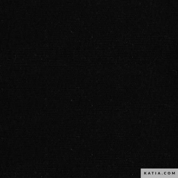 Loneta canvas de algodón de Katia color negro | Siguiendo el hilo ...